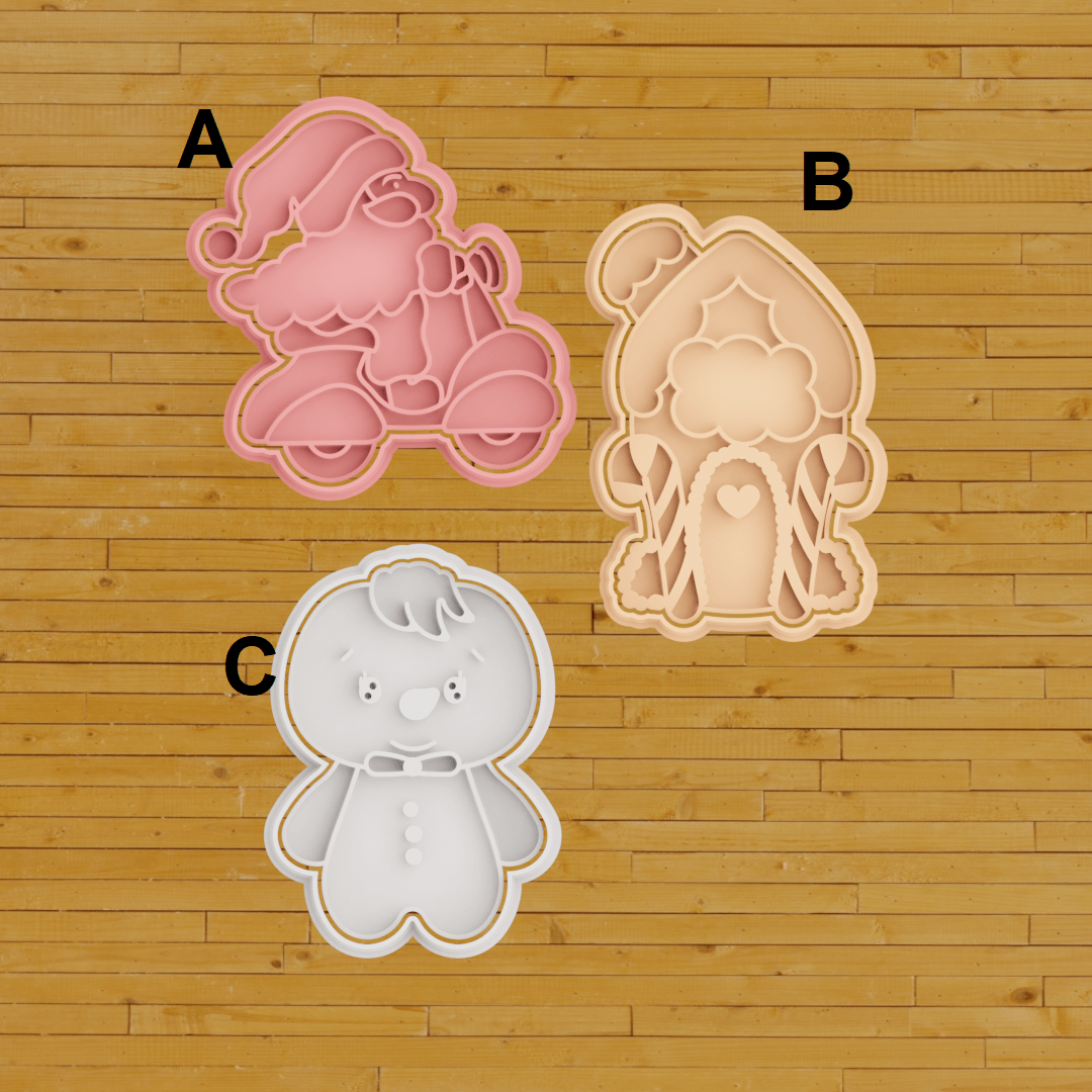 Cutter Natalizi set 3 pezzi | 3d Selling